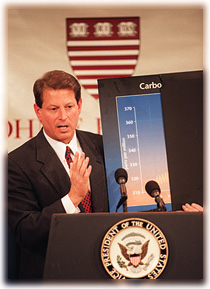 John Harvard's Journal - January-February '98 - Gore on the Globe