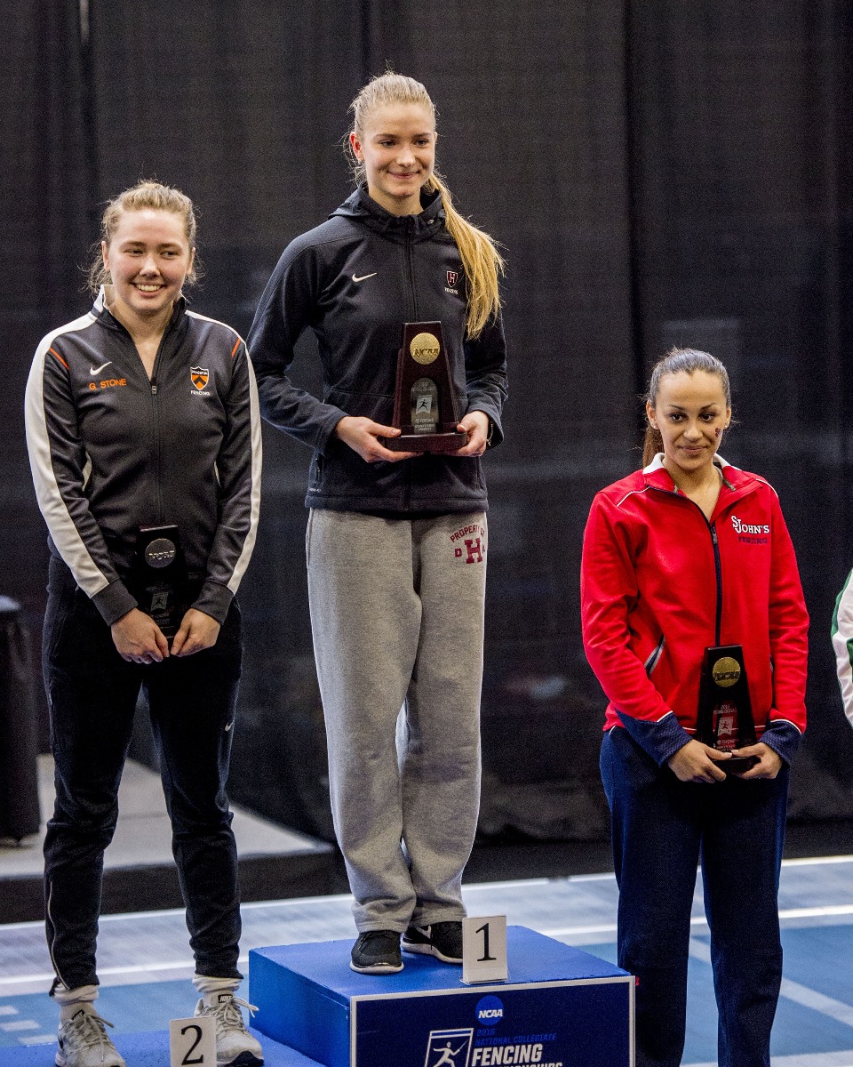 Fencing champion Adrienne Jarocki on the sport of “physical chess ...