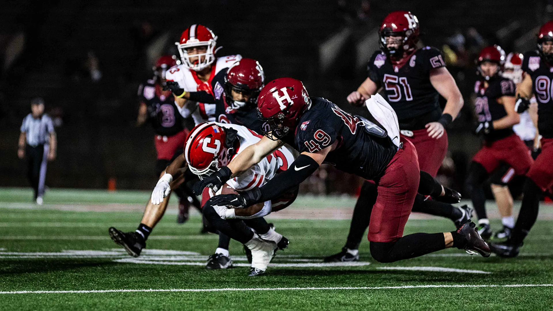 Football 2023: Harvard 41, Cornell 23 | Harvard Magazine