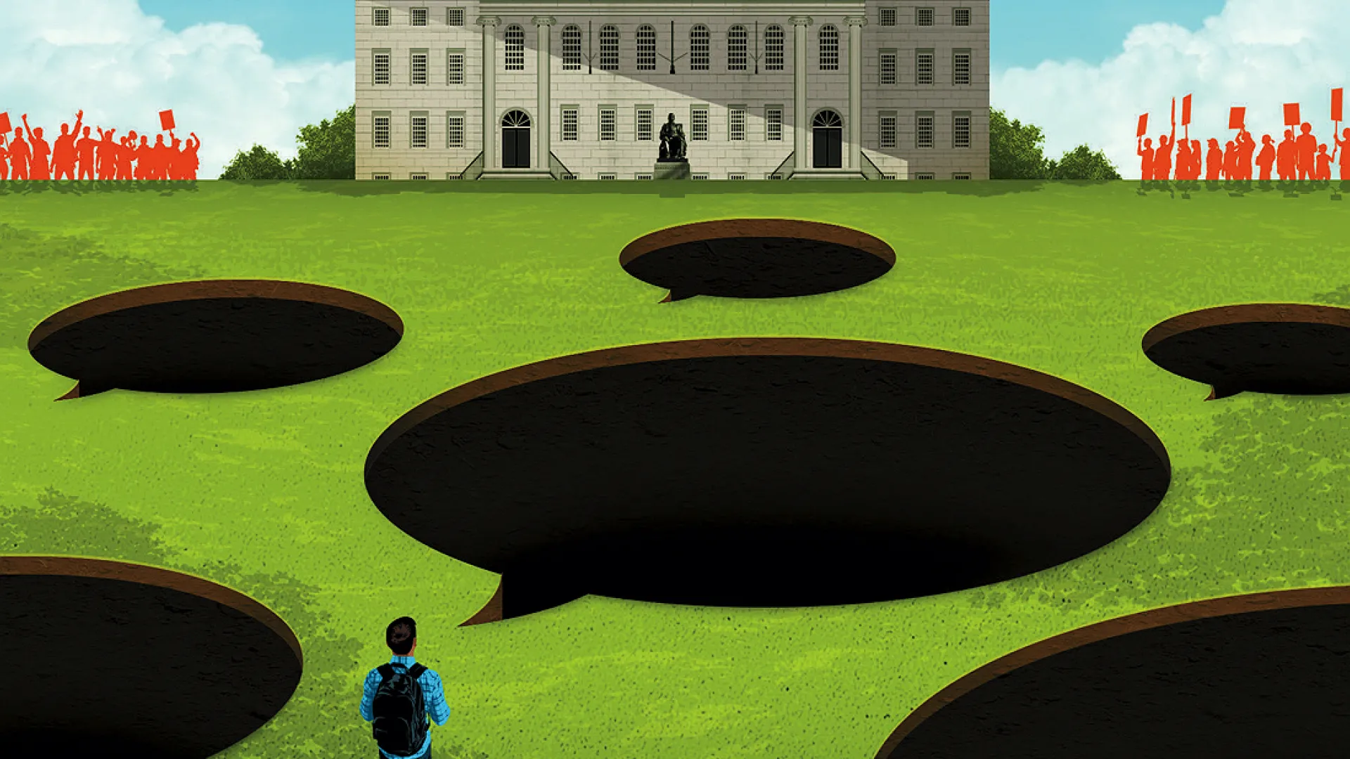 How Political Tension on Campus Creates Risk Aversion | Harvard Magazine