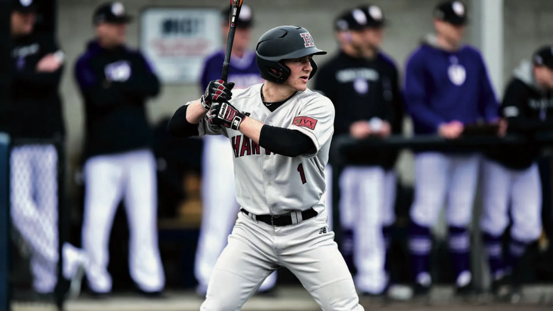 Harvard baseball center fielder Ben Skinner | Harvard Magazine