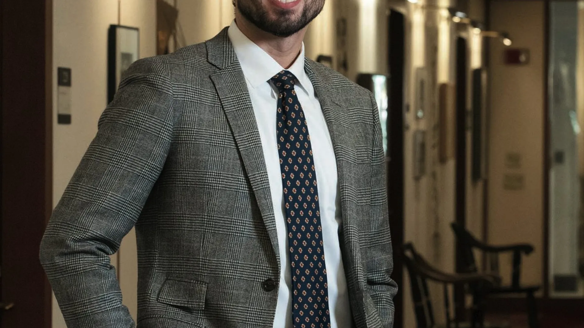 Portrait of public defender Andrew Manuel Crespo | Harvard Magazine