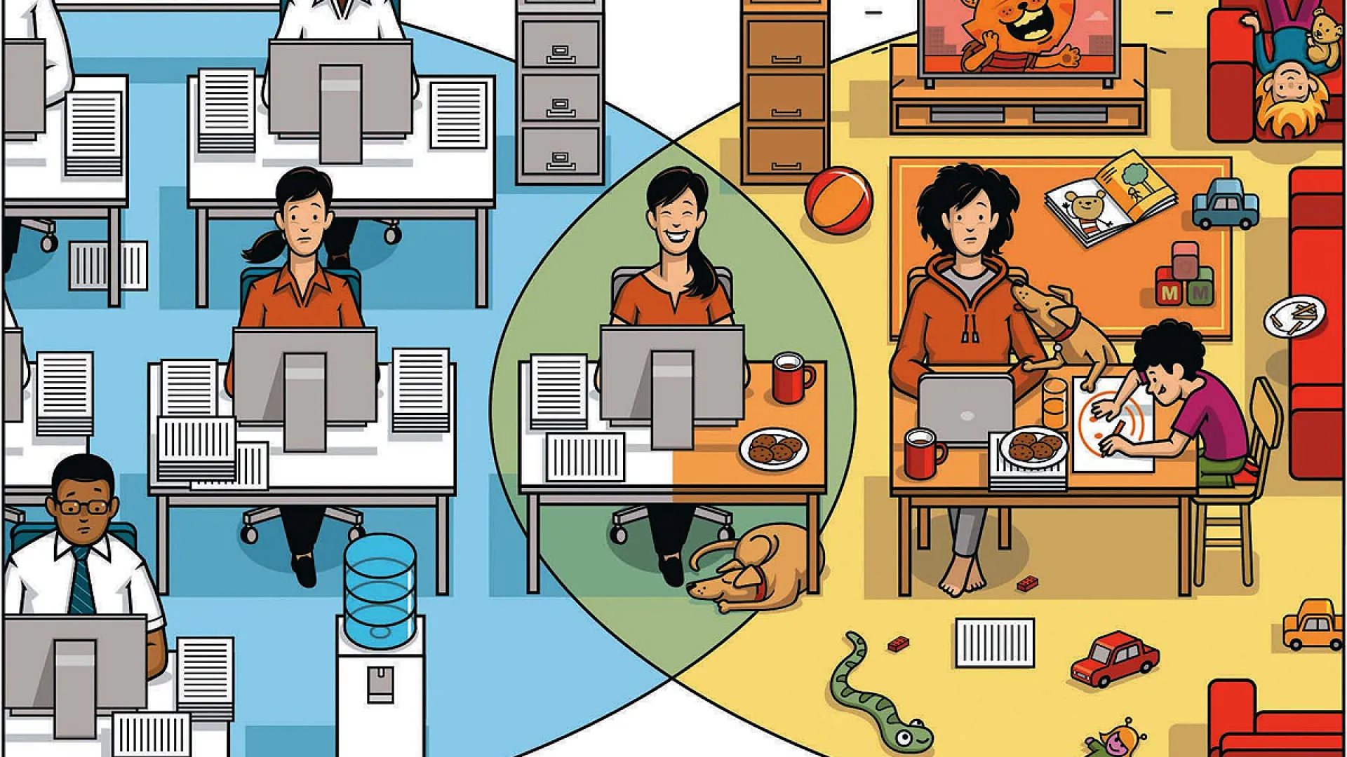 Hybrid Work’s Sweet Spot | Harvard Magazine