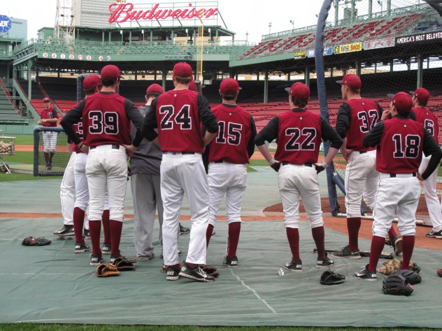 Harvard baseball's centennial at Fenway Park, Red Sox home | Harvard ...