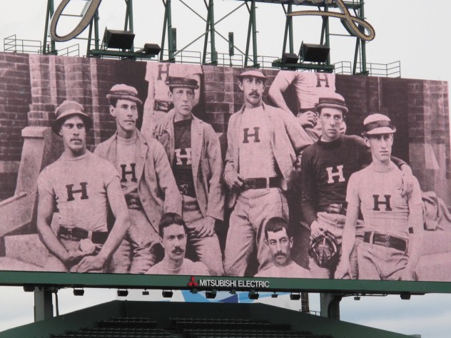 Harvard baseball's centennial at Fenway Park, Red Sox home | Harvard ...