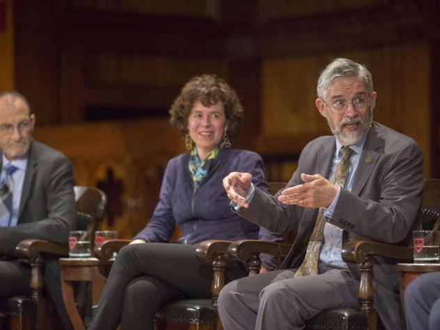 Climate change panel debates solutions, including divestment tactic ...