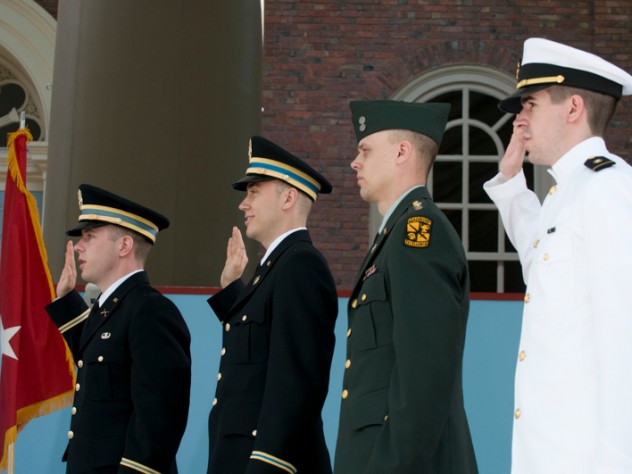 Harvard's first ROTC commissioning ceremony after "Don't Ask, Don't ...