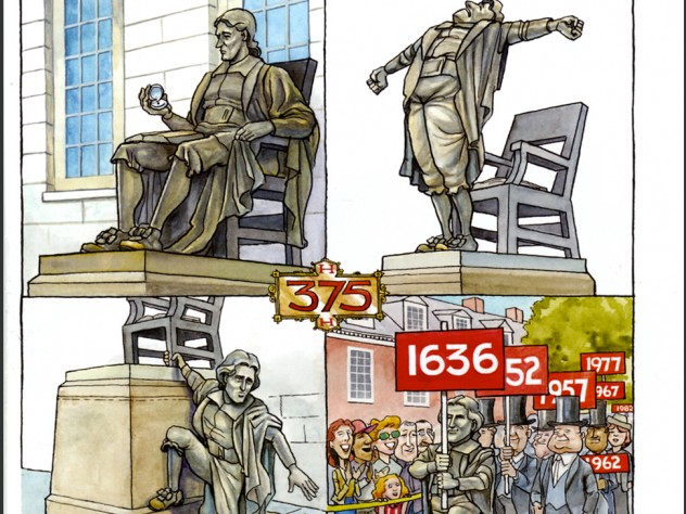 Cartoonist KAL (Kevin Patrick Kallaugher '77) draws special ...