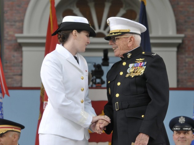 The 2014 Harvard ROTC commissioning ceremony | Harvard Magazine