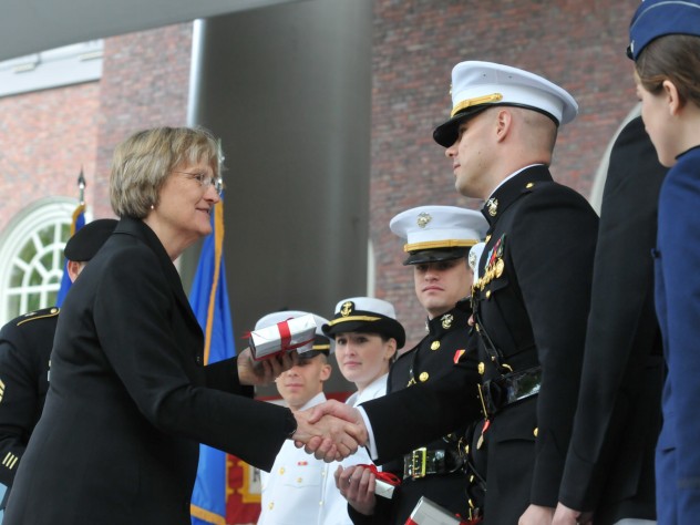 The 2014 Harvard ROTC commissioning ceremony | Harvard Magazine