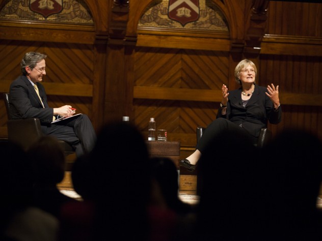 President Drew Faust welcomes the Harvard community to a new academic ...