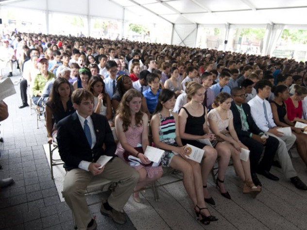 Freshman convocation for Harvard College class of 2018 | Harvard Magazine